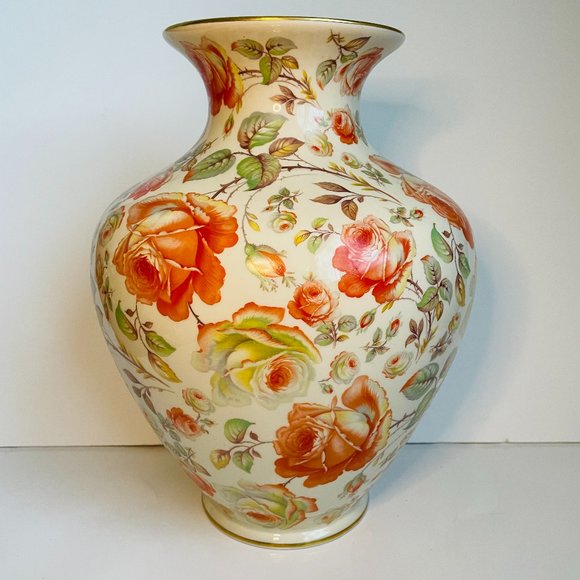 Vintage | Accents | Vintage Thomas Gorgeous Floral Roses Bohemian Large ...
